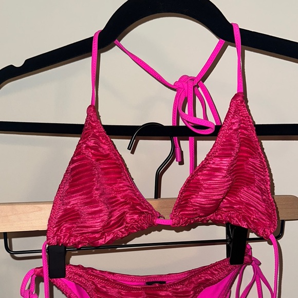 triangl swimwear | Swim | Triangl Vinca Pink Bikini Set | Poshmark